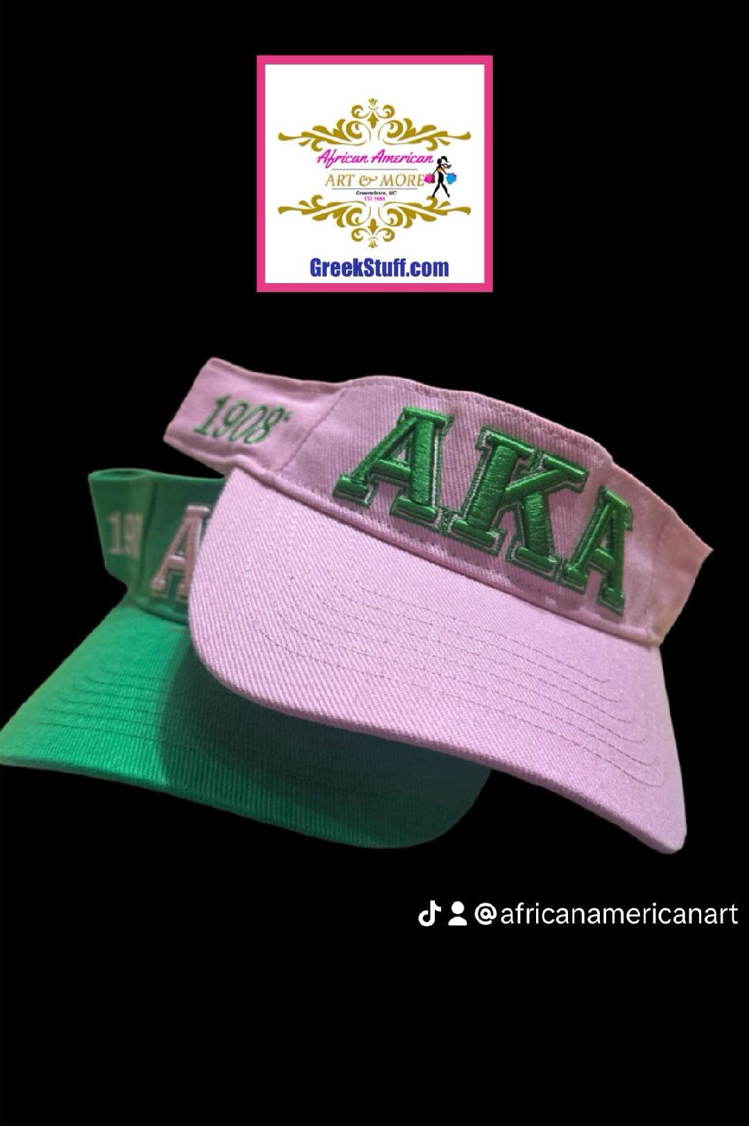 AKA Visor Hat - GreekStuff