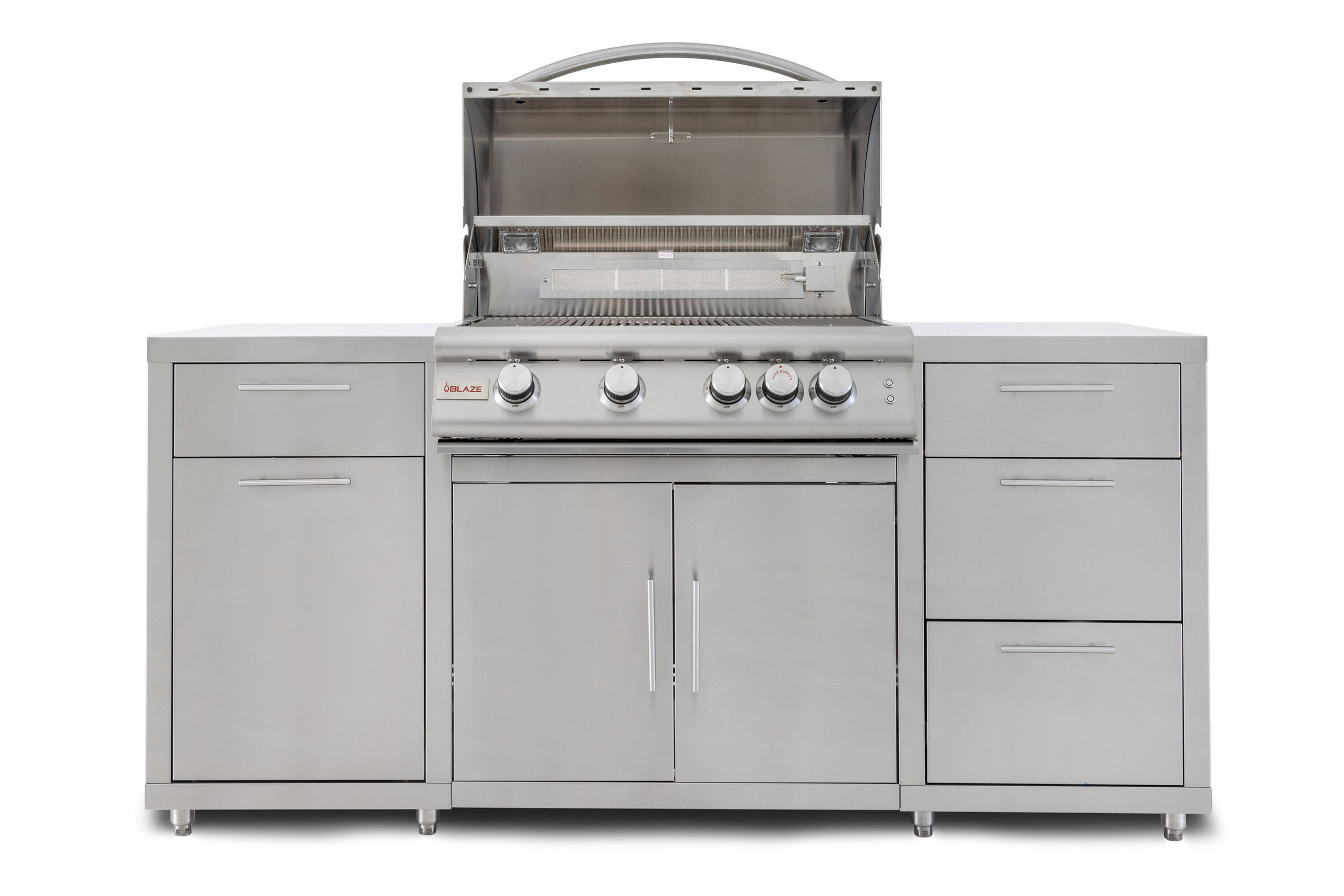 Blaze 6 ft Stainless Steel Island - Original Grills Outdoor Kitchen ...