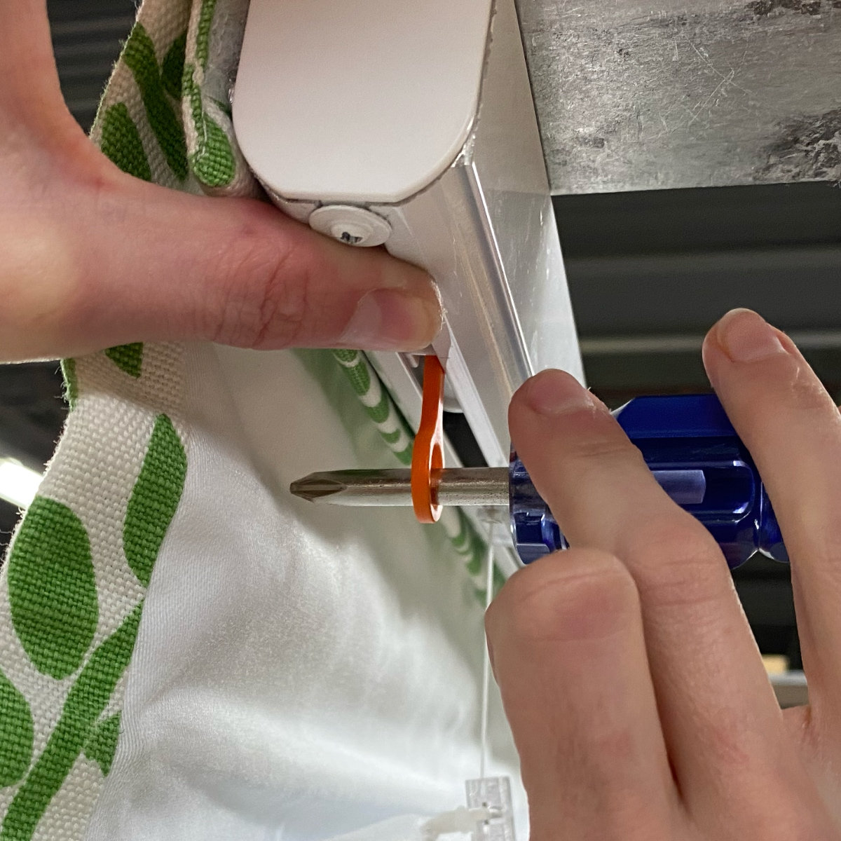 Orange Key On Vako Spring Lift System Headrails - Stevenson Vestal ...