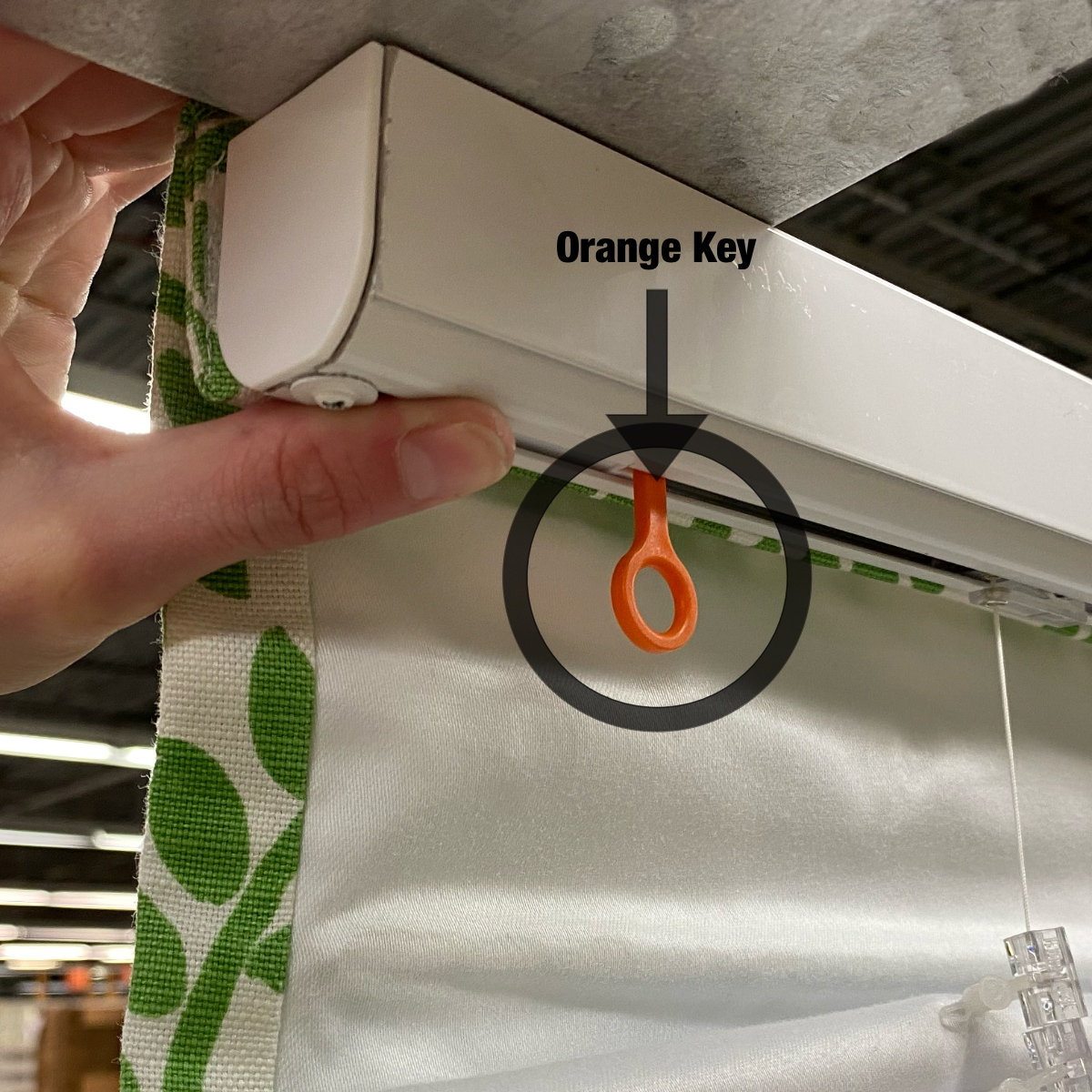Orange Key On Vako Spring Lift System Headrails - Stevenson Vestal ...