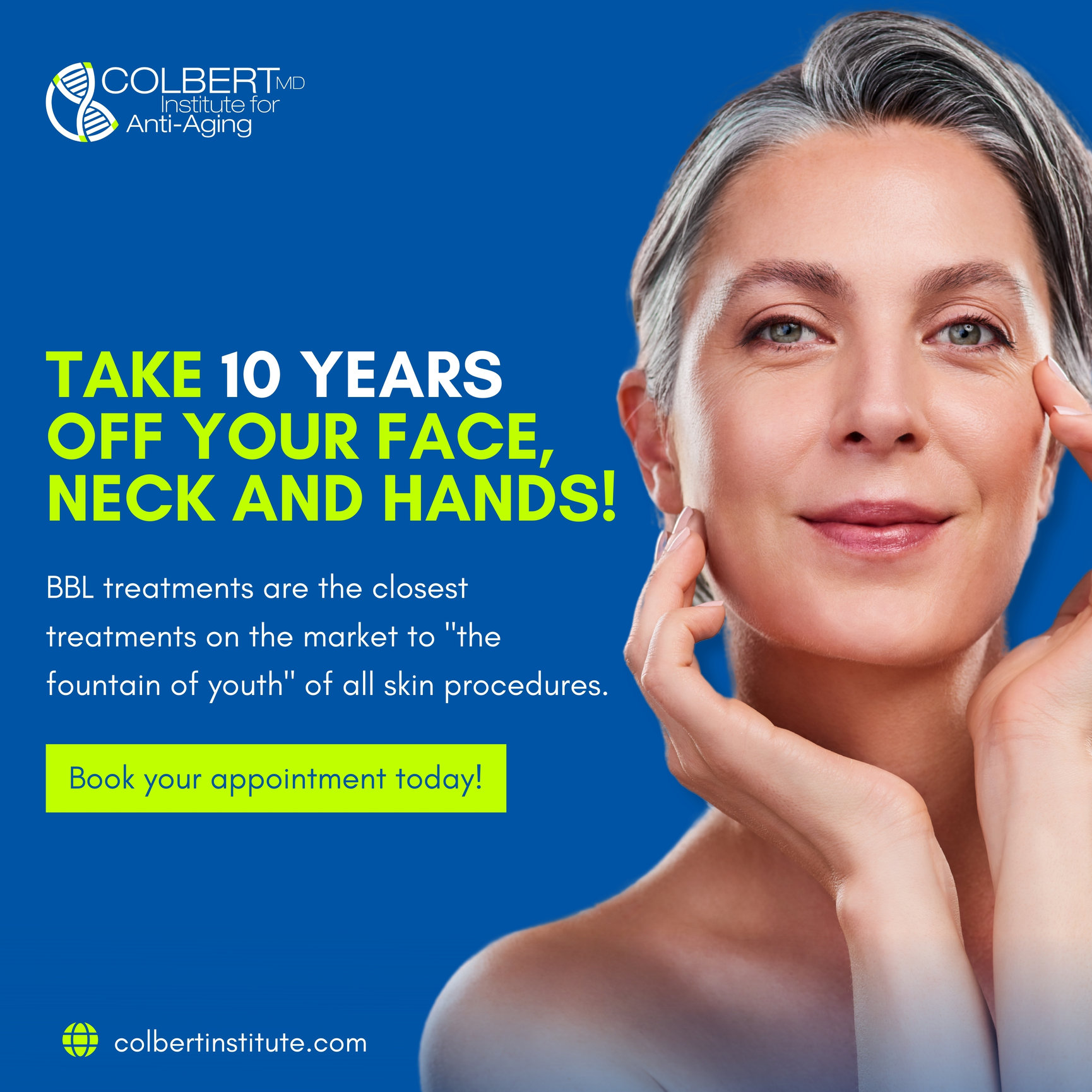 Dr. Colbert Shares How To Take 10 years off your Face, Neck and Hands! - Colbert Institute of ...