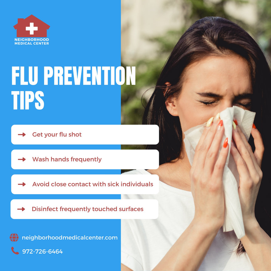Flu Prevention Tips at Neighborhood Medical Center Dallas, Texas