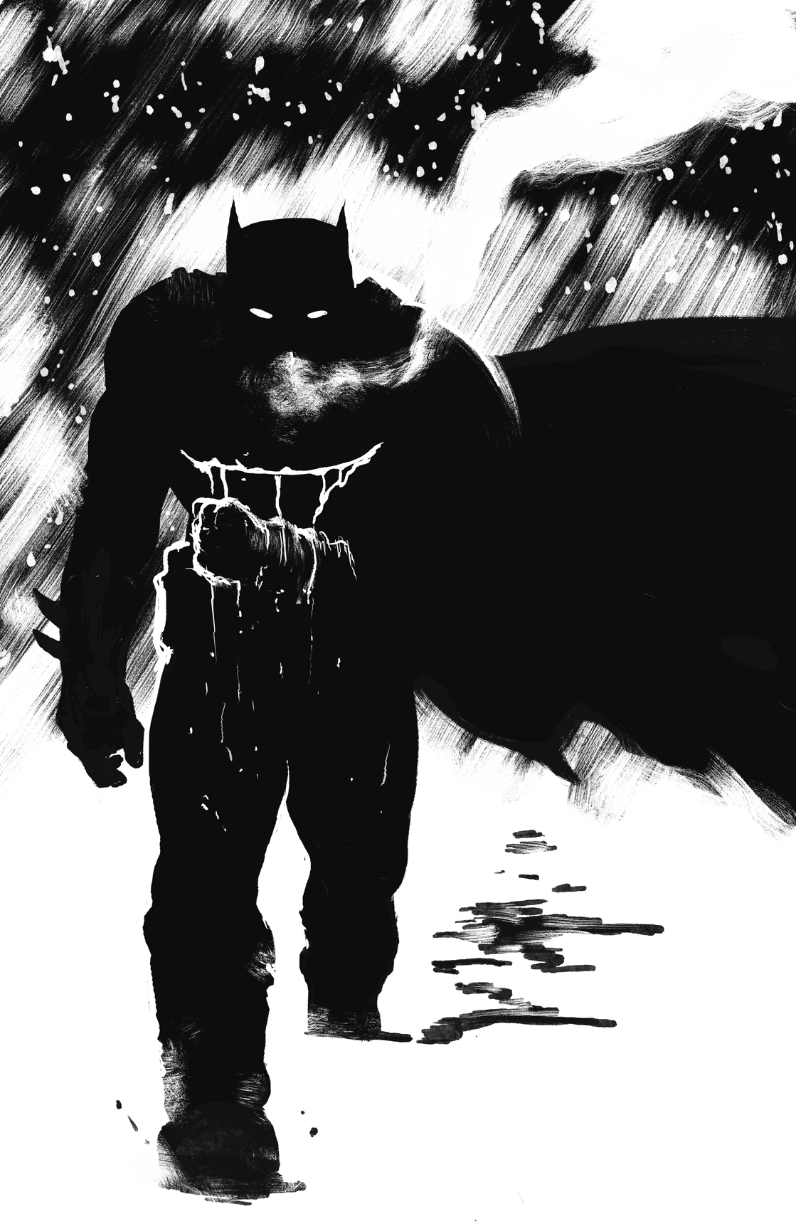 Batman: Snow Fight - Jeremy Hyler Art